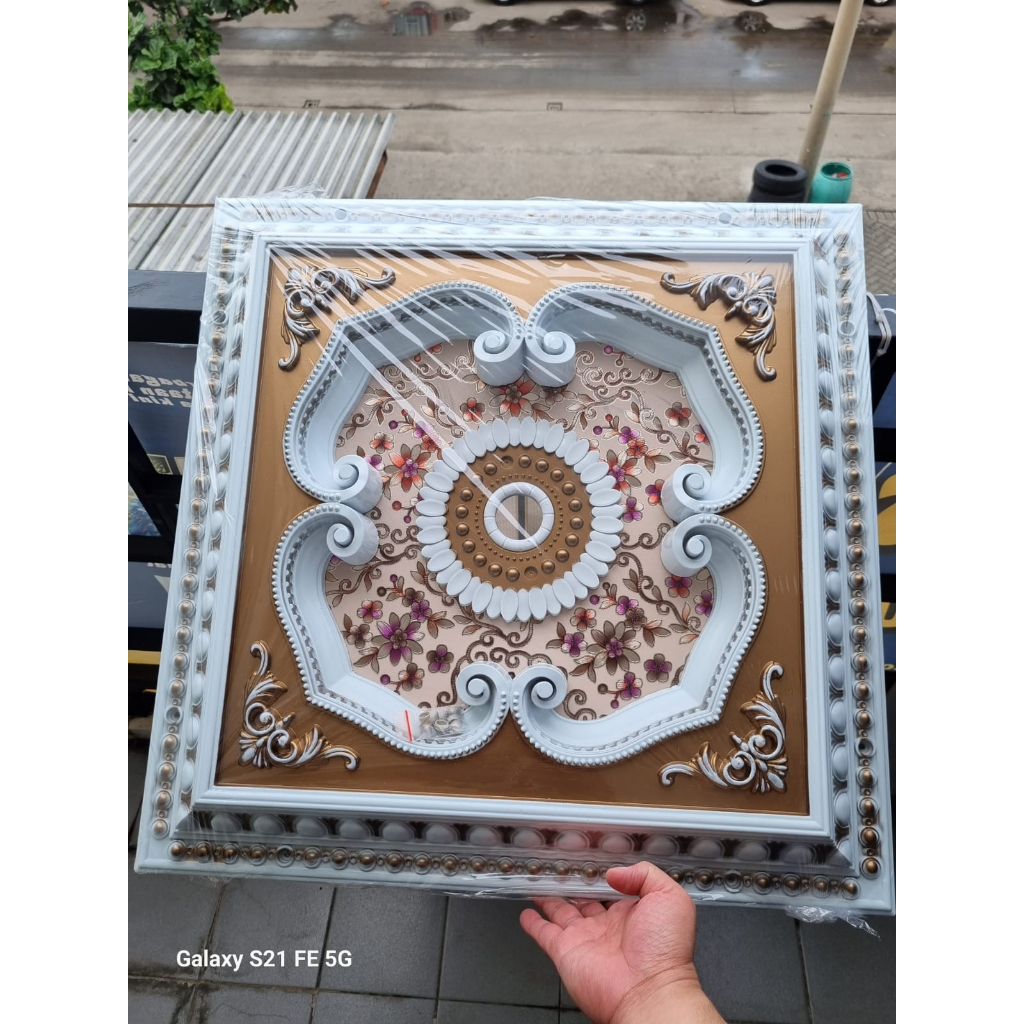Jual Ornament Lampu Plafon PVC Ukuran 60cmx60cm | Shopee Indonesia