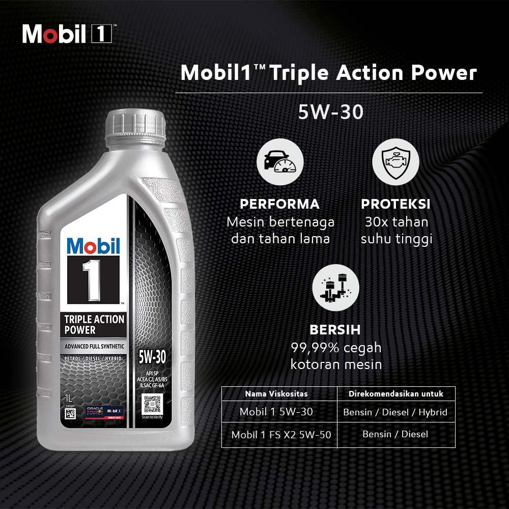 Jual Oli Mesin - Mobil 1 5W-30 1L (4 Botol) | Shopee Indonesia