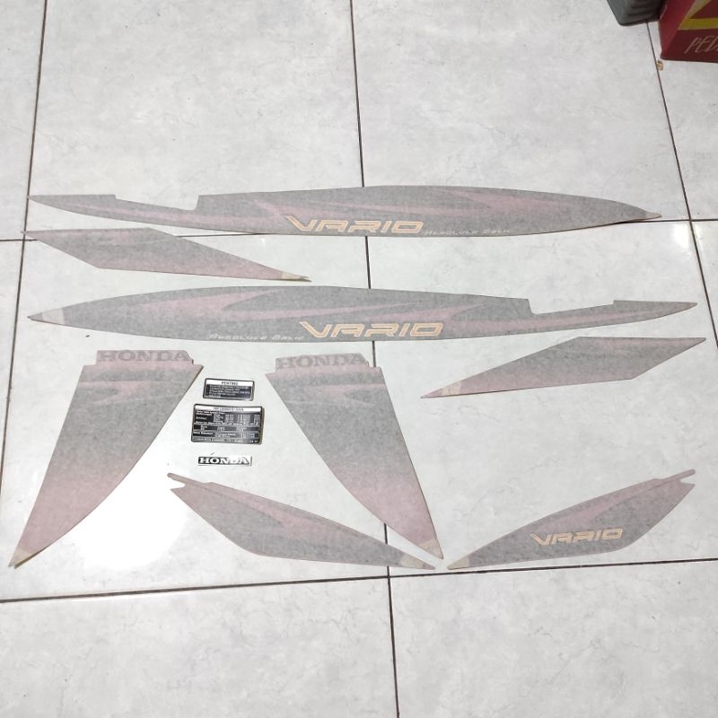 Jual Stiker Stripping striping decal graphic Honda Vario 110 pink ungu ...