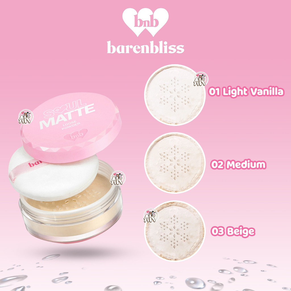 Jual BNB BARENBLISS SOUL-MATTE LOOSE POWDER ( BEDAK TABUR ) | Shopee ...