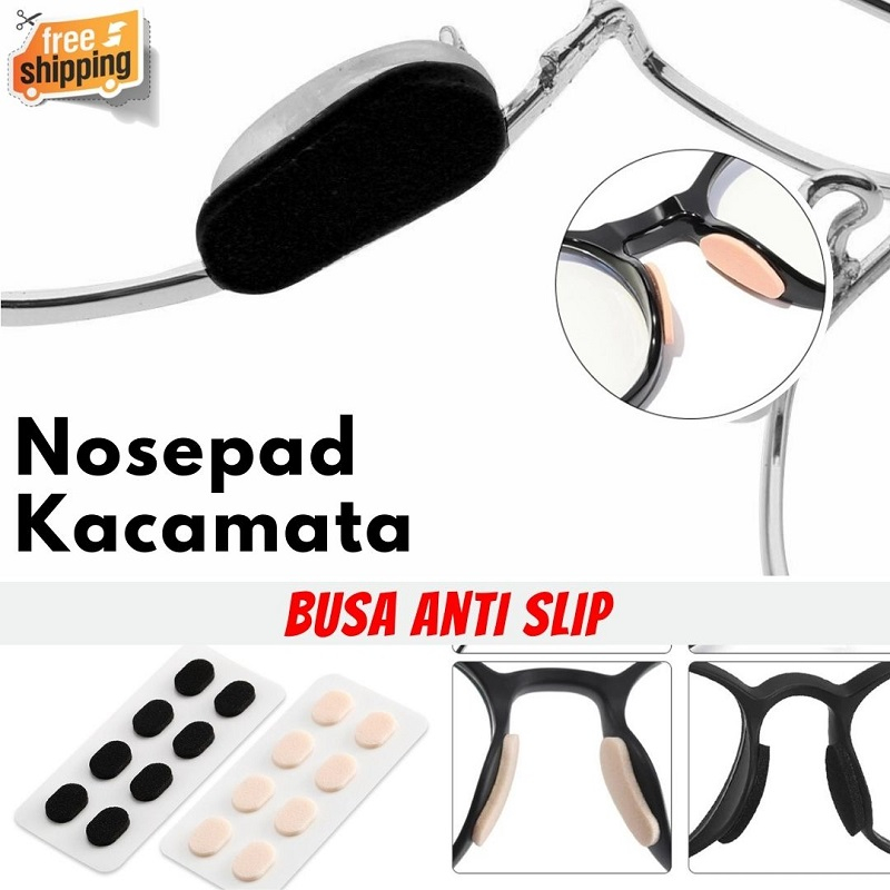 Jual Bantalan Hidung Busa Sponge Nosepad Kacamata Penyangga Hidung Anti ...