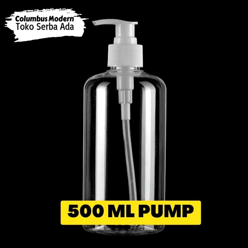 Jual Botol Plastik Pump Bening 500ml (PET) | Shopee Indonesia
