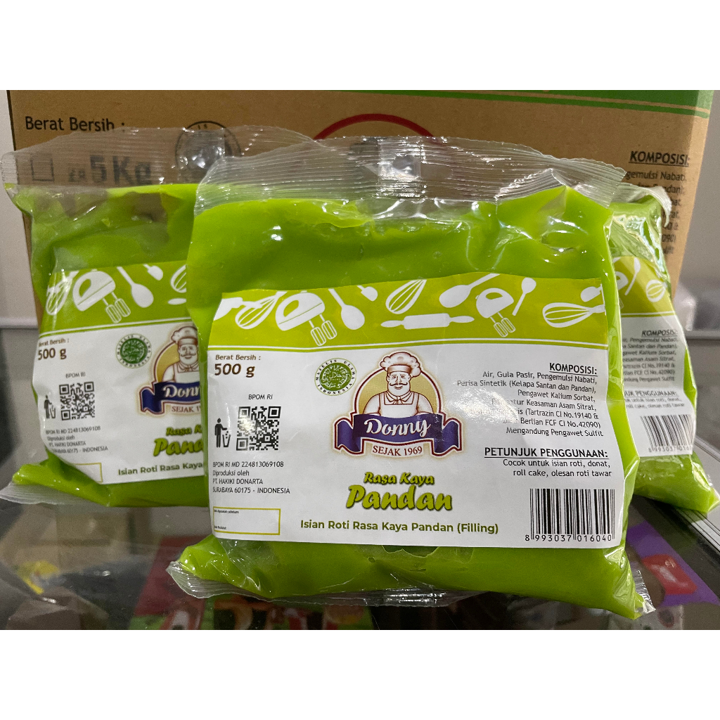 Jual Selai Roti/Roti Bakar Donny Rasa Pandan 500 Gr | Shopee Indonesia