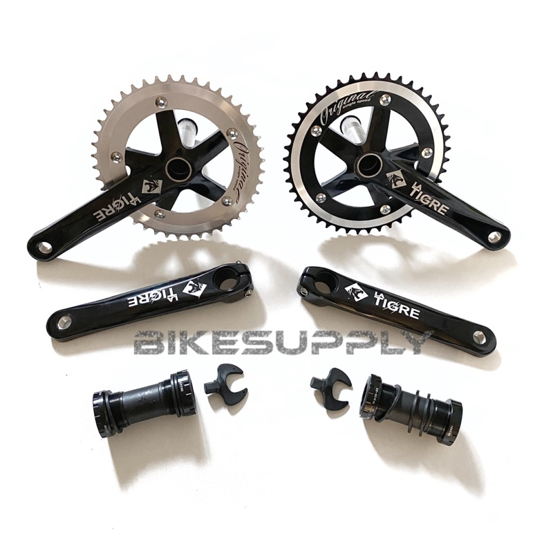 Jual Crank Set Sepeda Fixie BMX (Arm Merk La Tigre - Chainring Original ...