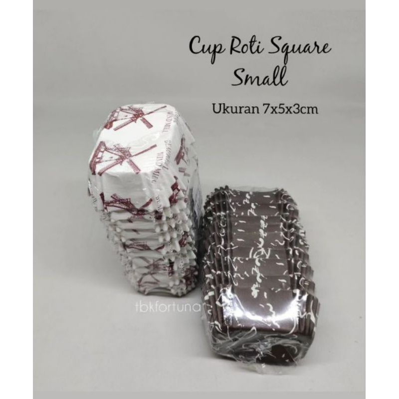 Jual Cup Roti Square Persegi Small per 25pcs | Shopee Indonesia