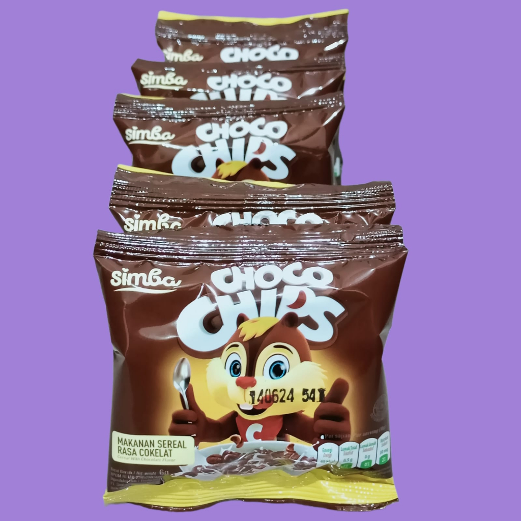 Jual Simba Choco Chips Sereal Coklat 6 gr [10 pcs/renceng] | Shopee ...