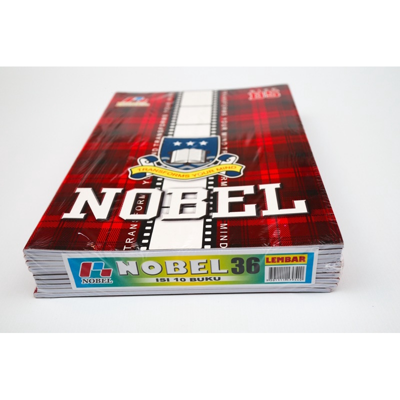 Jual Buku Tulis NOBEL 50 lembar / Buku NOBEL 36 lembar Buku Tulis NOBEL Per Pak 10 Pcs BUKU ...