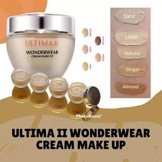 Jual ultima II wonderwear cream make up foundation crem | Shopee Indonesia