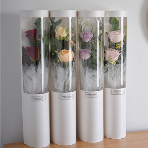 Jual FLOWER GIFT BOX / FLOWER TUBE / TABUNG BUNGA MAWAR FLORIST ...