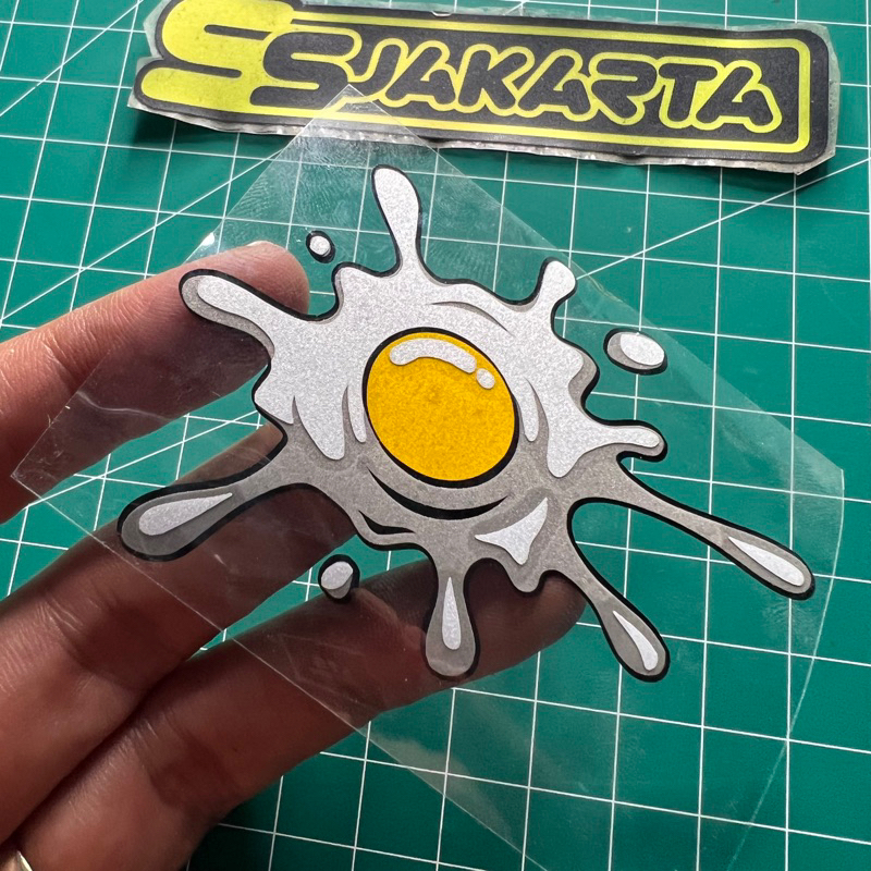 Jual STIKER CROT BERCAK STICKER EFEK CEPLOK TELOR CUTTING | Shopee ...