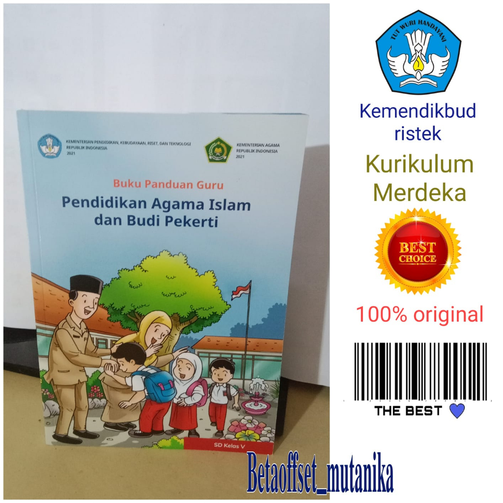 Jual Buku panduan guru kelas 5 sd Pendidikan Agama Islam dan Budi Pekerti kurikulum merdeka ...