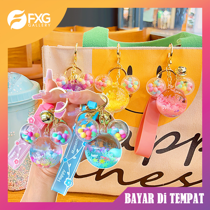 Jual FXG - Gantungan Kunci Lucu KeyChain Motif Aesthetic Bahan Akrilik ...