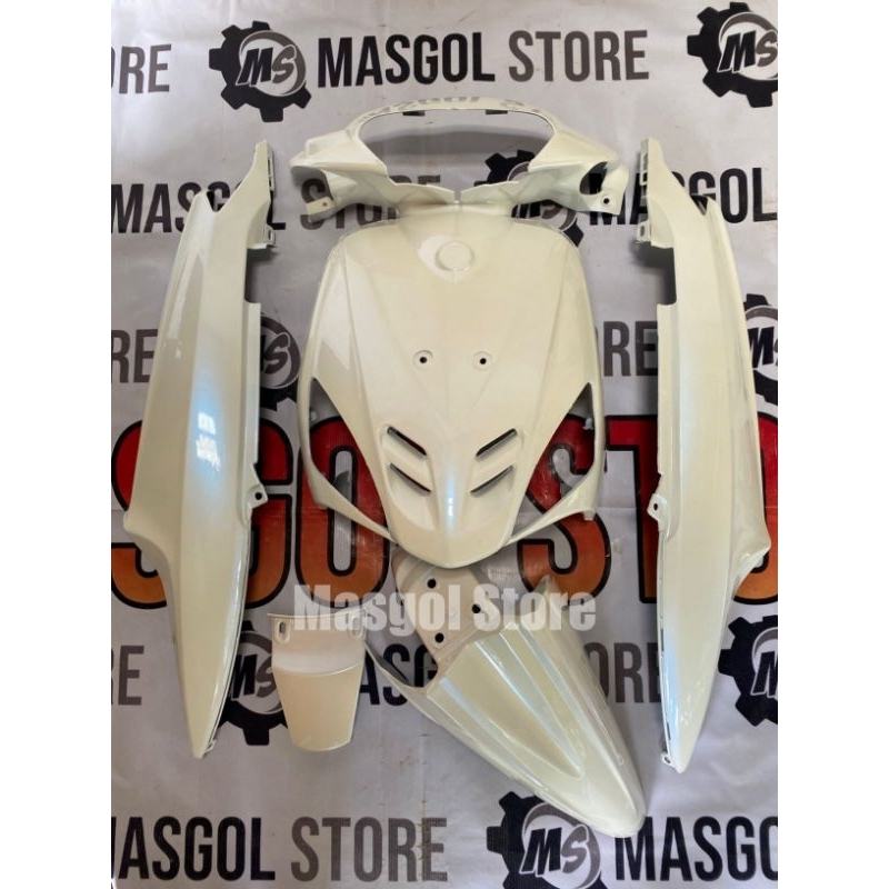 Jual Cover Full body halus Yamaha Mio sporty Putih lembayung biru ...