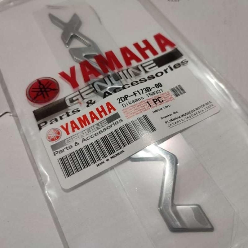 Jual Emblem Stiker Logo body Nmax Old Timbul Silver ORIGINAL YAMAHA 2DP ...