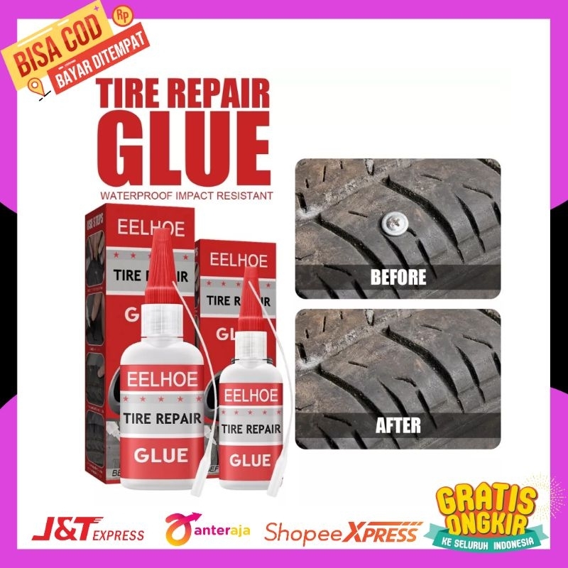 Jual [MJ] Lem Tambal Ban Luar Motor Mobil Sepeda Sobek Super Kuat 100% ...