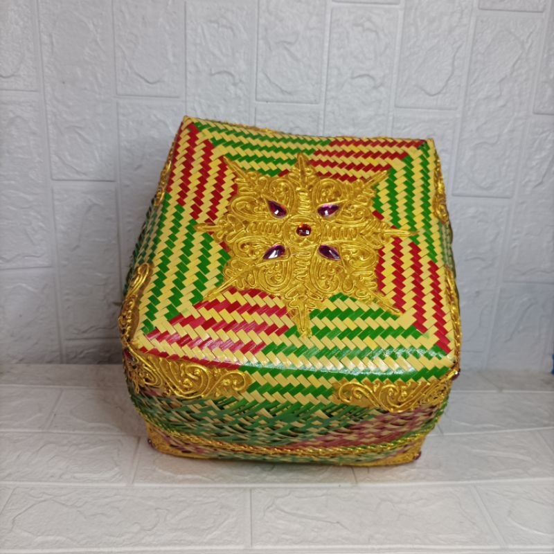 Jual keben bambu prada klasik 25cm motif A | Shopee Indonesia