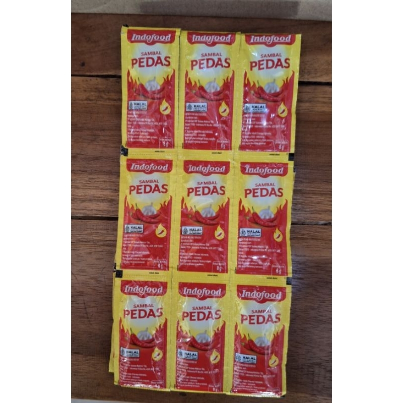 Jual Indofood Saos sambal sachet 1 pack (36 pcs x 8g) | Shopee Indonesia