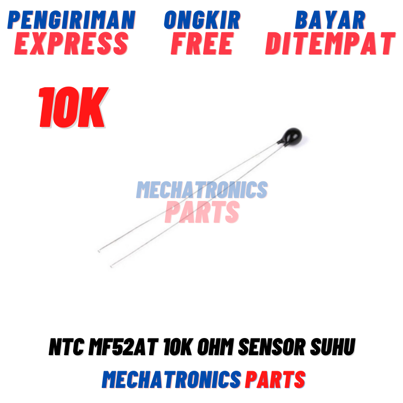 Jual NTC MF52AT 10K Ohm Sensor Suhu Thermal Resistor | Shopee Indonesia