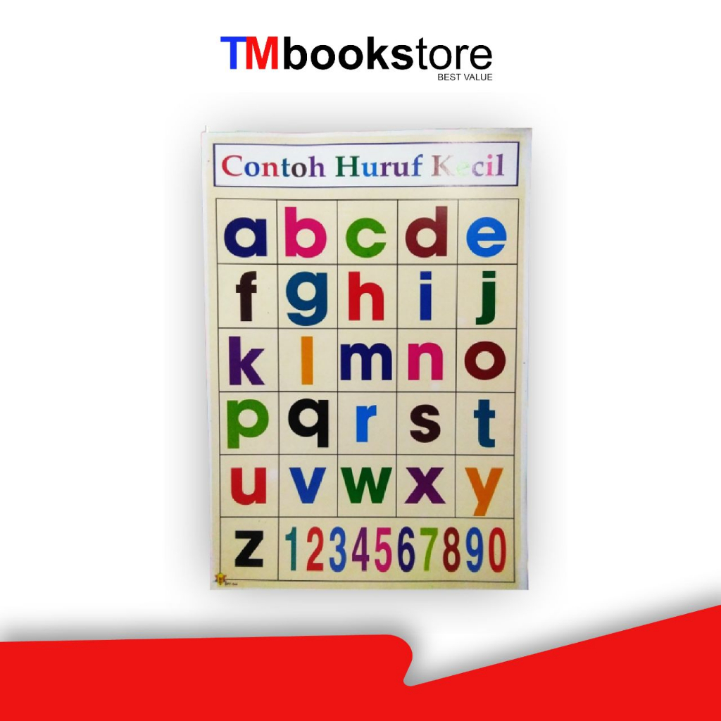 Jual POSTER CONTOH HURUF KECIL | Shopee Indonesia