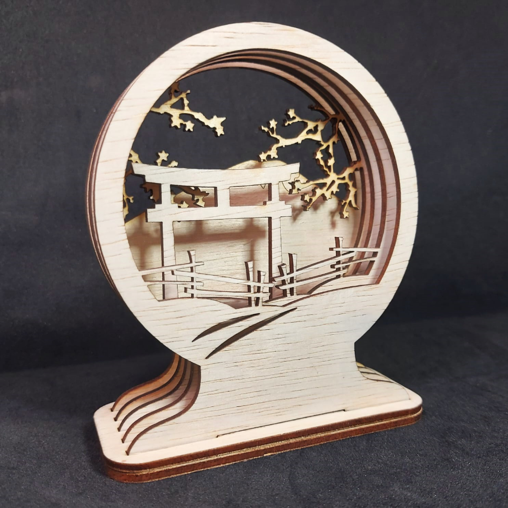 Jual Multi-layer Ornamen Jepang Torii Gate Gunung Fuji Dekorasi ...