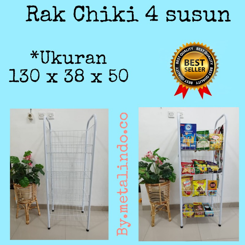 Jual Rak Chiki Rak Display MBS Rak 4 Susun Serbaguna | Shopee Indonesia