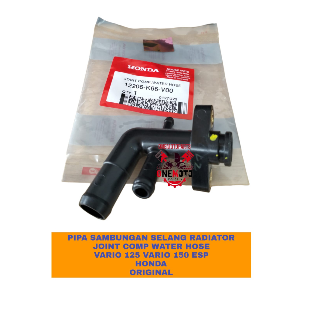 Jual PIPA SAMBUNGAN SELANG RADIATOR JOINT COMP WATER HOSE VARIO 125 150 ESP HONDA 12206-K66-V00 ...