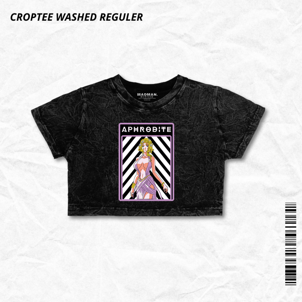 Jual MADMAN Croptee Washed ANIME RECORD OF RAGNAROK "APHRODITE" | CRPW ...