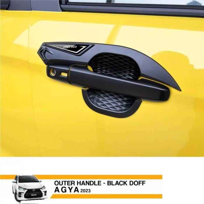 Jual PAKET OUTER HANDLE MOBIL AGYA/AYLA 2023 BLACK FERRARI VARIASI ...