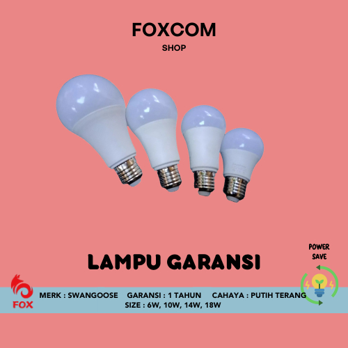 Jual Lampu LED Garansi 1 Tahun/Lampu LED 6w/10w/14w/18w Mode Philips ...