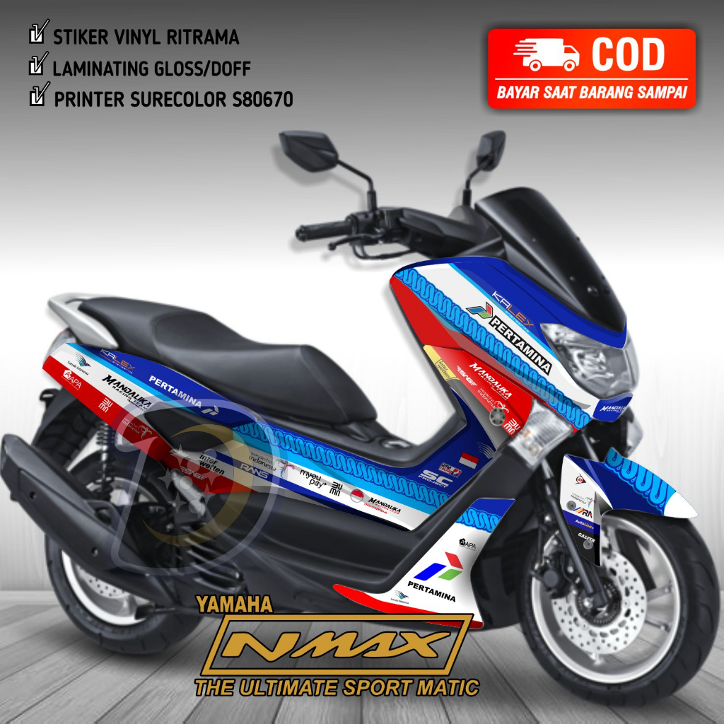 Jual Decal Yamaha Nmax Old Stiker Motor Nmax Lama Striping Fullbody ...