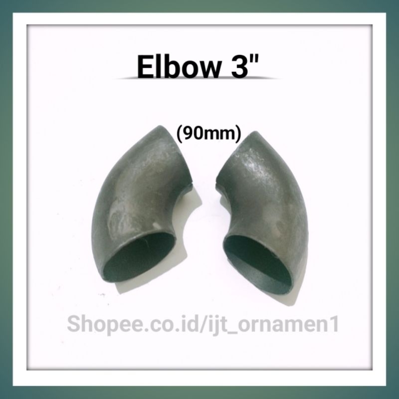 Jual Elbow Keni Pipa Besi Las Ukuran 3" inchi | Shopee Indonesia