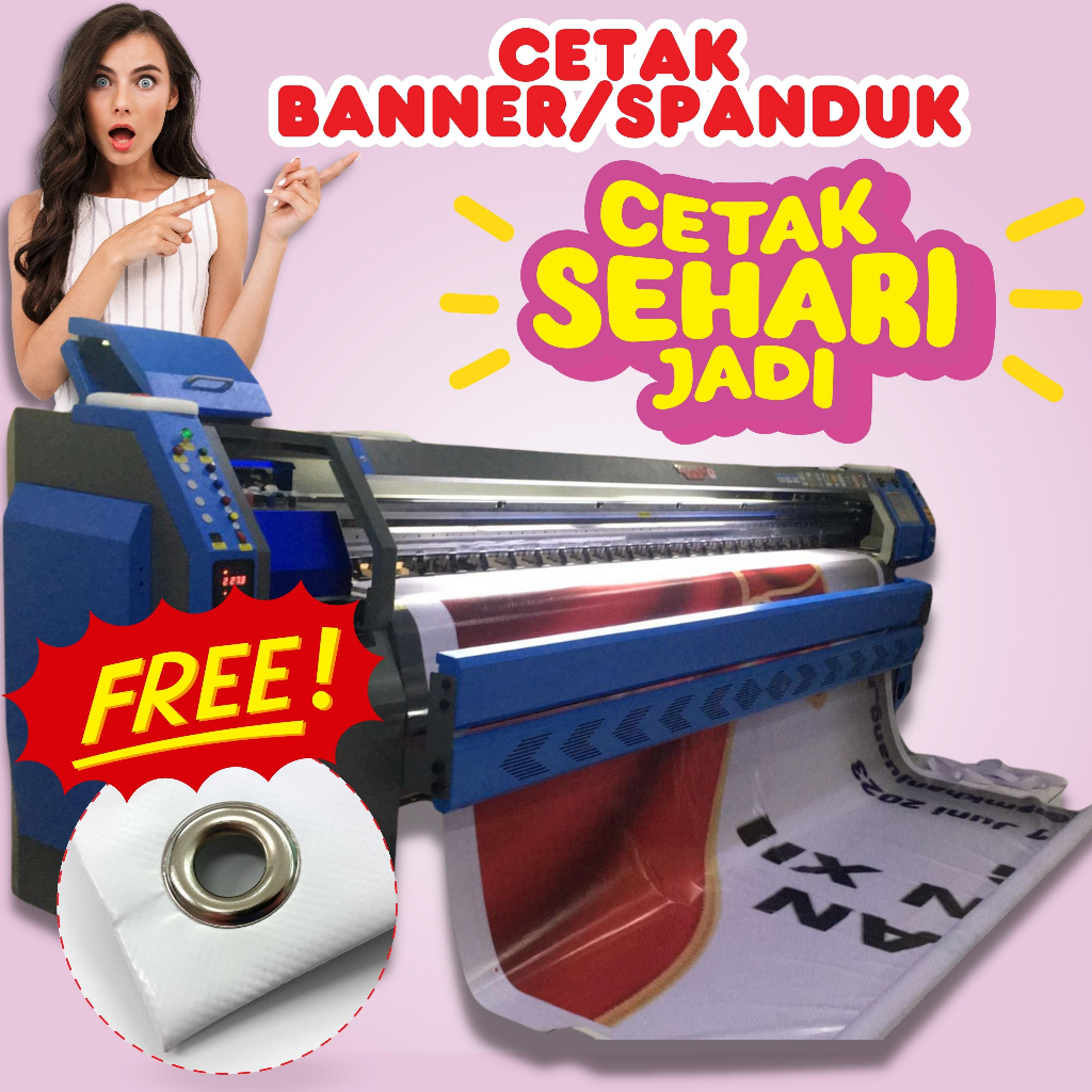 Jual Cetak Banner/Spanduk TERMURAH SEHARI JADI | Shopee Indonesia