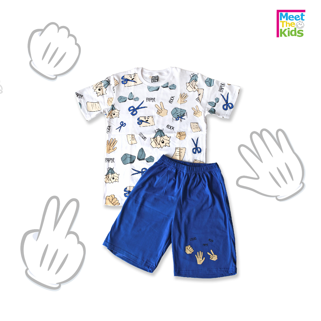Jual Meet the Kids Jan Ken Pon (Suit Jepang) Article Kaos Anak Setelan ...
