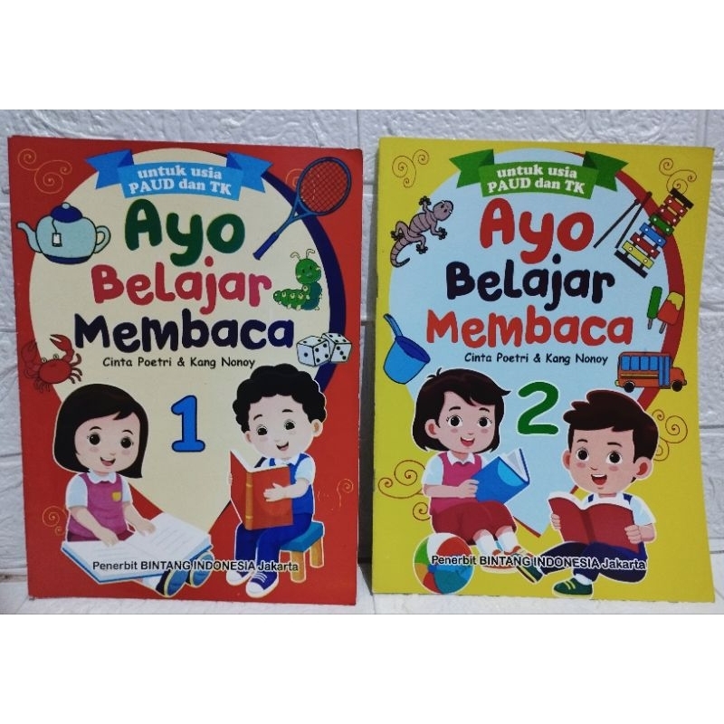 Jual BUKU AYO BELAJAR MEMBACA 1 & 2 / BI | Shopee Indonesia