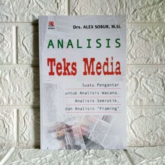 Jual ANALISIS Teks Media Suatu Pengantar untuk Analisis Wacana Analisis ...