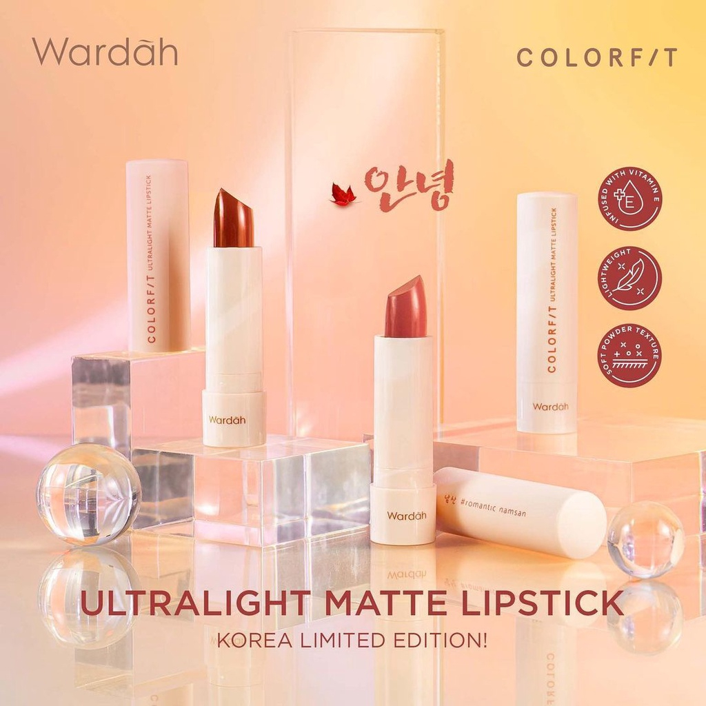 Jual Wardah Colorfit Ultralight Matte Lipstick | Lipstik Matte by ...