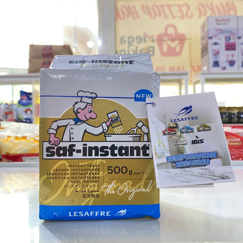 Jual SAF INSTANT YEAST GOLD LABEL 500GR | Shopee Indonesia