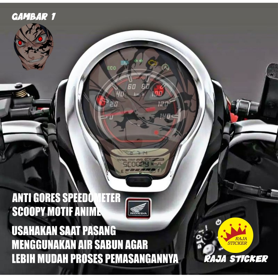 Jual Stiker antigores anime speedometer scoopy new 2021-2023 | Shopee ...