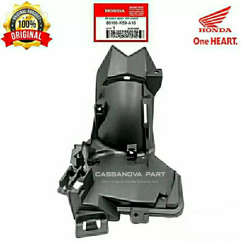 Jual 80106-K59-A10 Slebor Spakbor kolong Dudukan tabung radiator Vario ...
