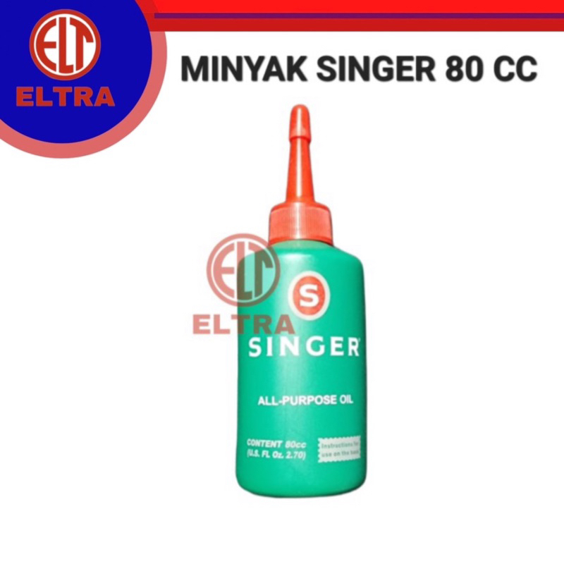 Jual Minyak SINGER 80ml minyak pelumas minyak mesin machine all purpose ...