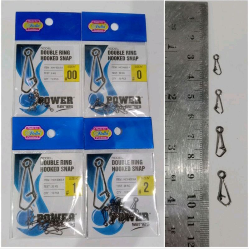 Jual PENITI PANCING DOUBEL RING HOOKED SNAP STELLA | Shopee Indonesia