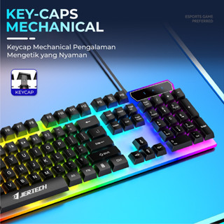 Jual K358 Keyboard Gaming and Mouse Set RGB LED Combo Kable / Mouse ...