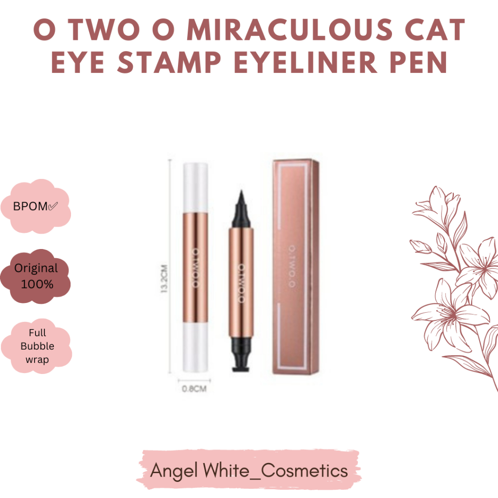 Jual O TWO O MIRACULOUS CAT EYE STAMP EYELINER PEN | Shopee Indonesia