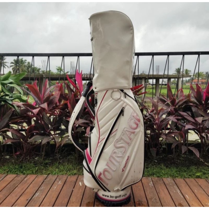 Jual Bridgestone Tourstage White Golf Bag | Shopee Indonesia
