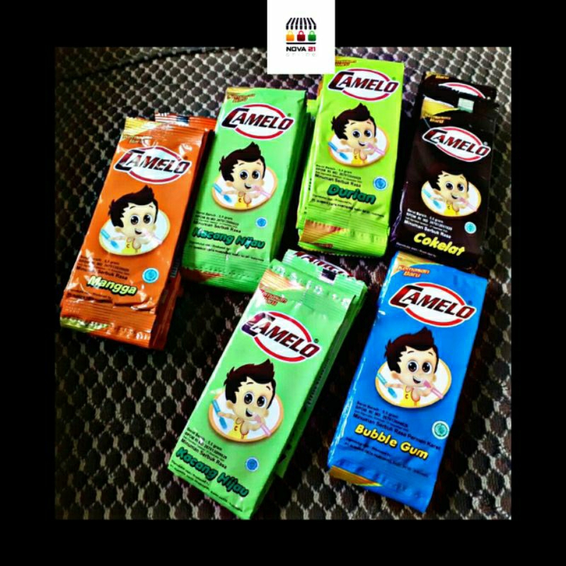 Jual BUBUK ES CAMELO PER RENTENG (10 pcs) | Shopee Indonesia