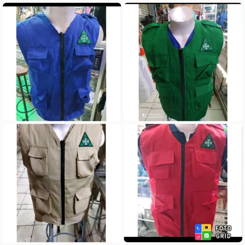 Jual Rompi pmr#kaos pmr#topi pmr#rompi uks#pmi | Shopee Indonesia