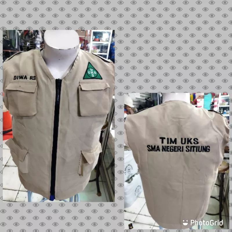 Jual Rompi pmr#kaos pmr#topi pmr#rompi uks#pmi | Shopee Indonesia