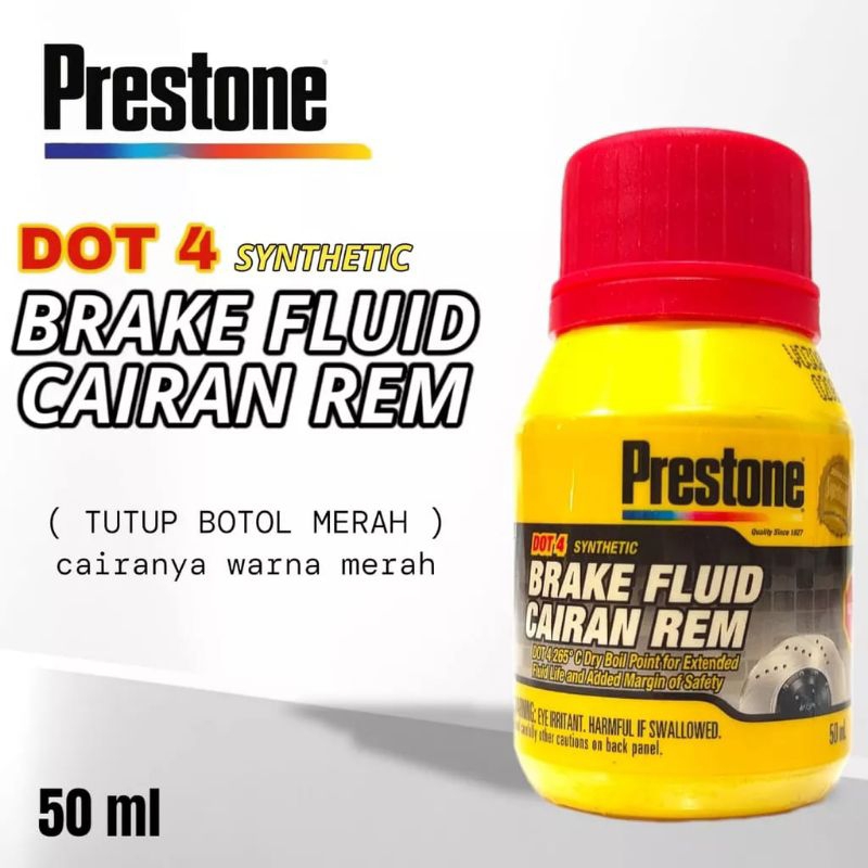 Jual Brake Fluid Minyak Rem Preston Dot 4 50ml | Shopee Indonesia