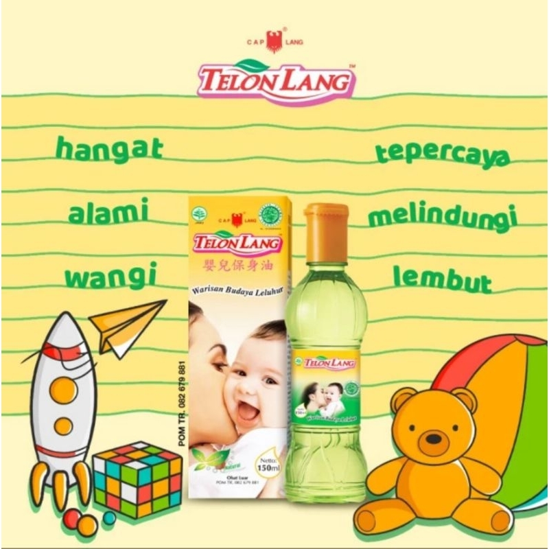 Jual Minyak Telon Lang 150ml / Telon Cap Lang Bayi / Telon Bayi ...