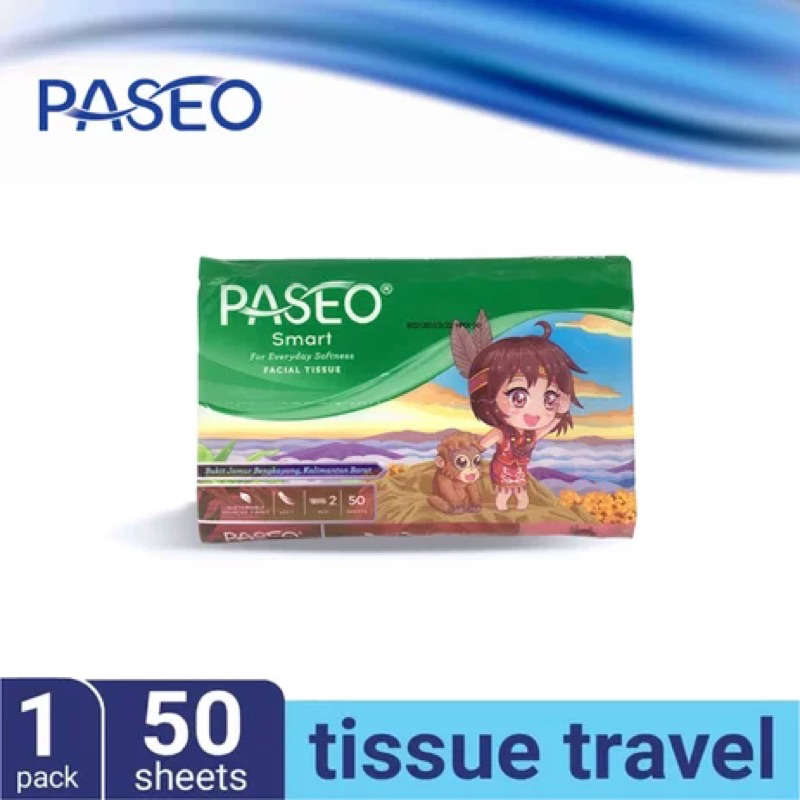 Jual Tisu Paseo Smart Travel Pack Tissue (2 Ply/50 Sheet) | Shopee ...